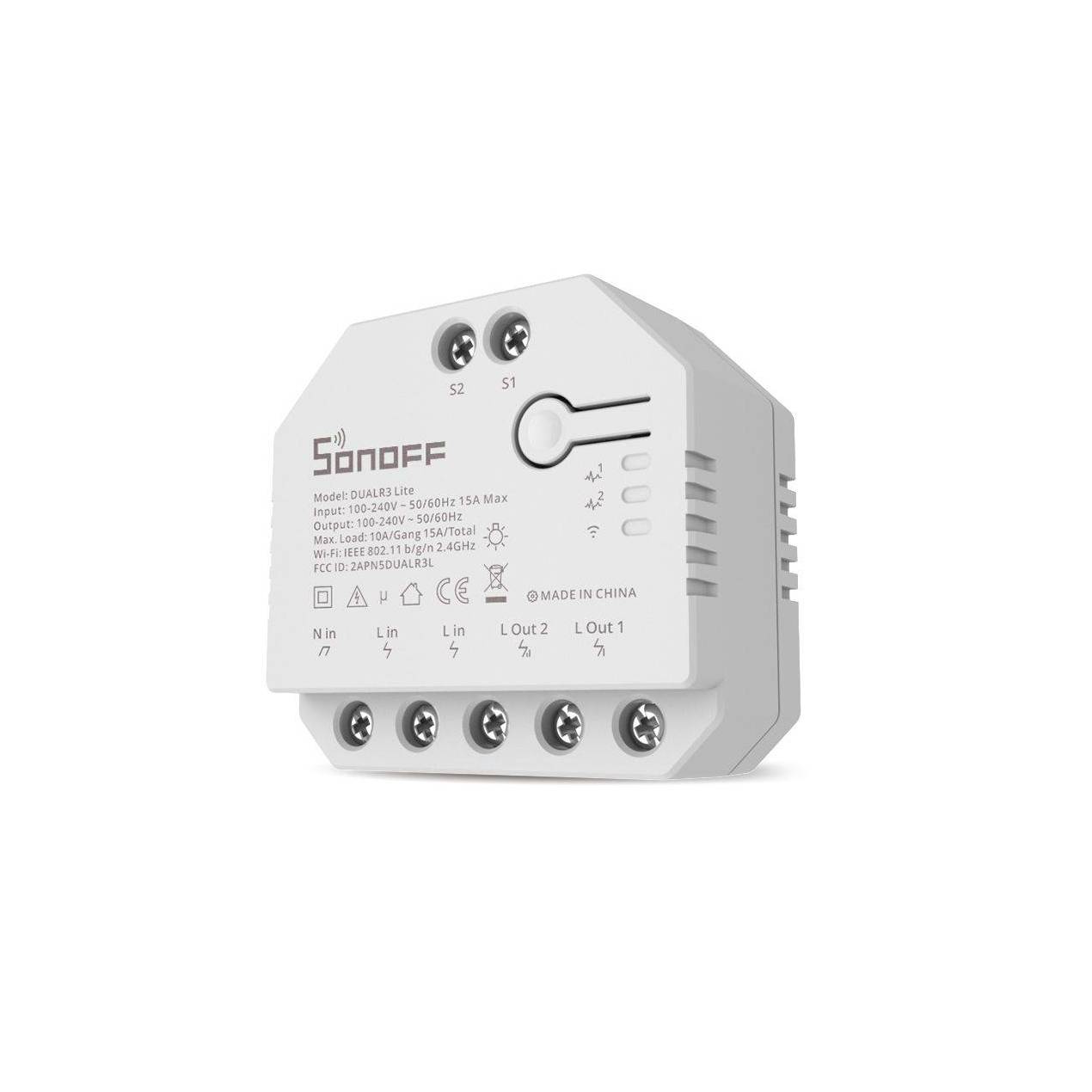 Sonoff DUAL R3 Lite 2-gang Wi-Fi Smart Switch